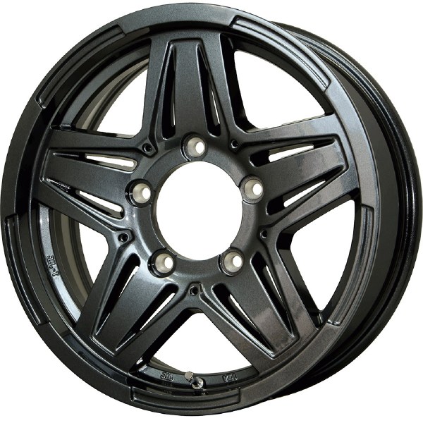 メーカー名 HOT STUFF ブランド MAD CROSS 商品名 JB-01 インチ 15 リム幅 6 インセット ±0 ホール 5H P.C.D 139.7 カラー ガンメタ 適合車種 JB74ジムニーシエラ 【営業時間】月-金/10...