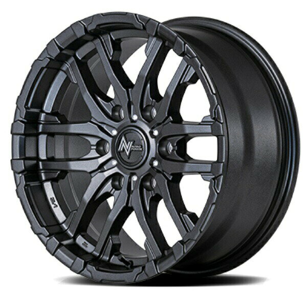 メーカー名 MID ブランド NITRO POWER 商品名 M26 CROSSFANG インチ 16 リム幅 6.0 インセット -05 ホール 5H P.C.D 139.7 カラー バレルブラック/ト゛リルド 適合車種 JB74ジムニー...