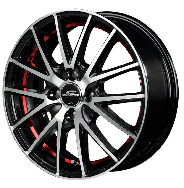 メーカー名 MID ブランド SCHNEDER 商品名 RX27 インチ 15 リム幅 4.5 インセット +45 ホール 4H P.C.D 100 カラー R/BMP(BMP+UC RED) 適合車種 NBOX/スペーシア/ワゴンR/アル...