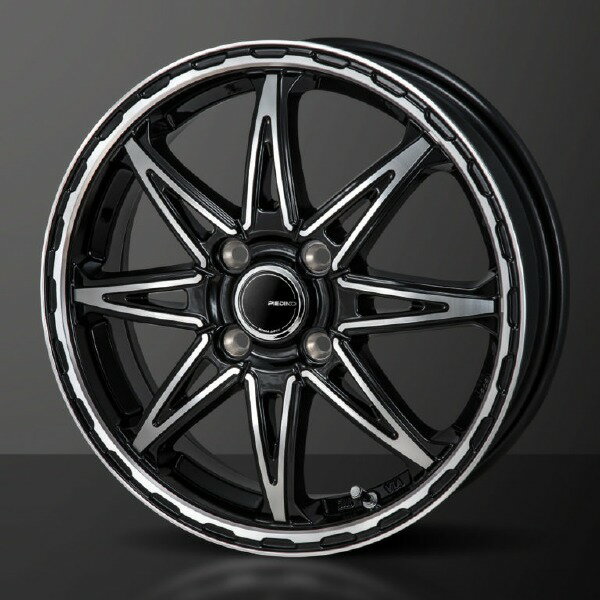 メーカー名 MONZAJAPAN ブランド PIEDINO STYLE-S 商品名 PIEDINO STYLE-S インチ 14 リム幅 4.5 インセット +45 ホール 4H P.C.D 100 カラー ブラックメタリック/ポリッシュ ...