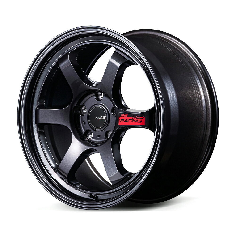 こちらはホイール単品 1本の販売ページです 商品名：MID Racing R06 17インチx6.5J 6H139.7+38 クリスタルブラック【未定】2026/春頃 ※商品画像はイメージです。サイズ・カラー・仕様を必ずご確認ください。 ※...