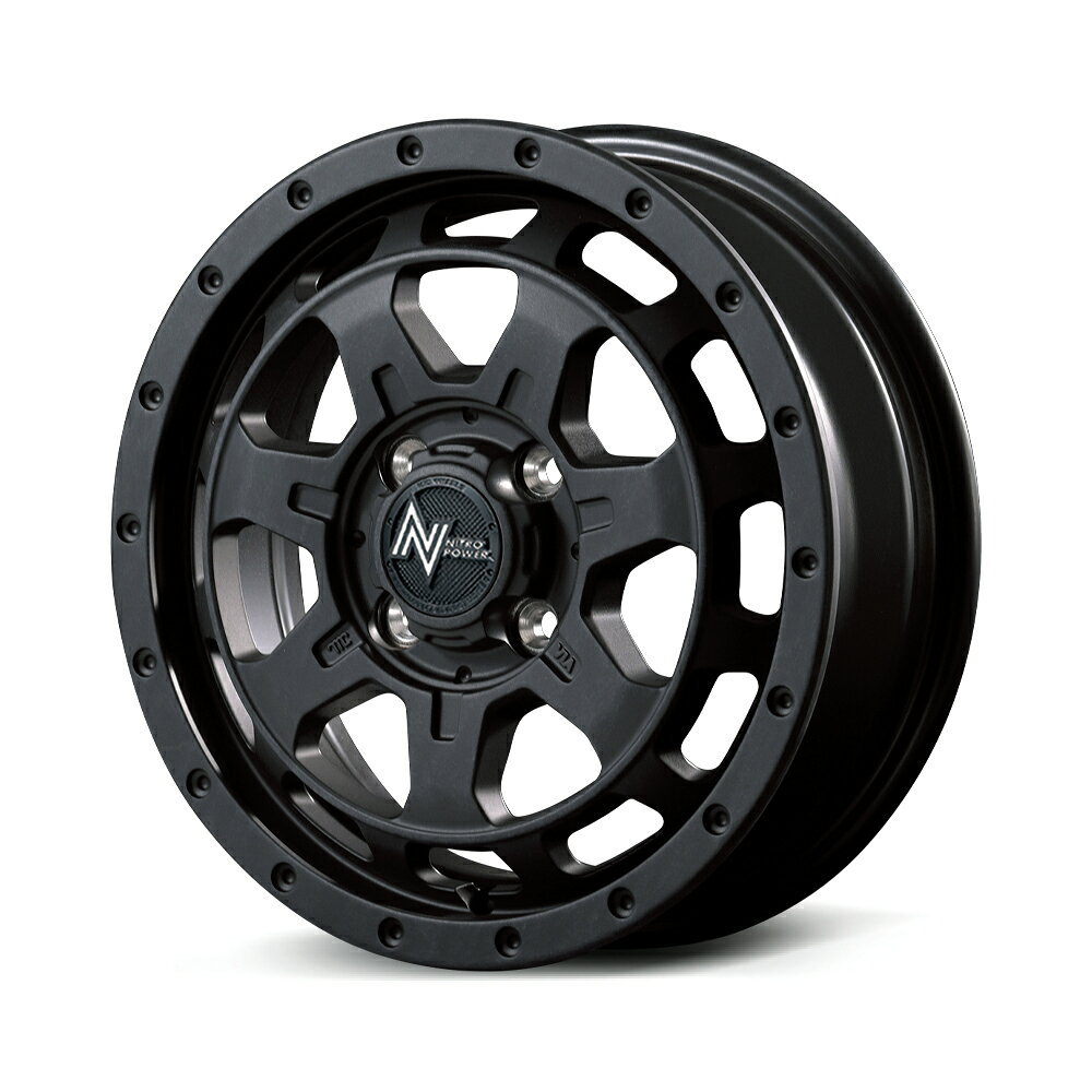 こちらはホイール単品 1本の販売ページです 商品名：NITRO POWER M7?Phalanx 15インチ 4.5J 4H10045Barrel?Black ※商品画像はイメージです。サイズ・カラー・仕様を必ずご確認ください。 ※メーカー...