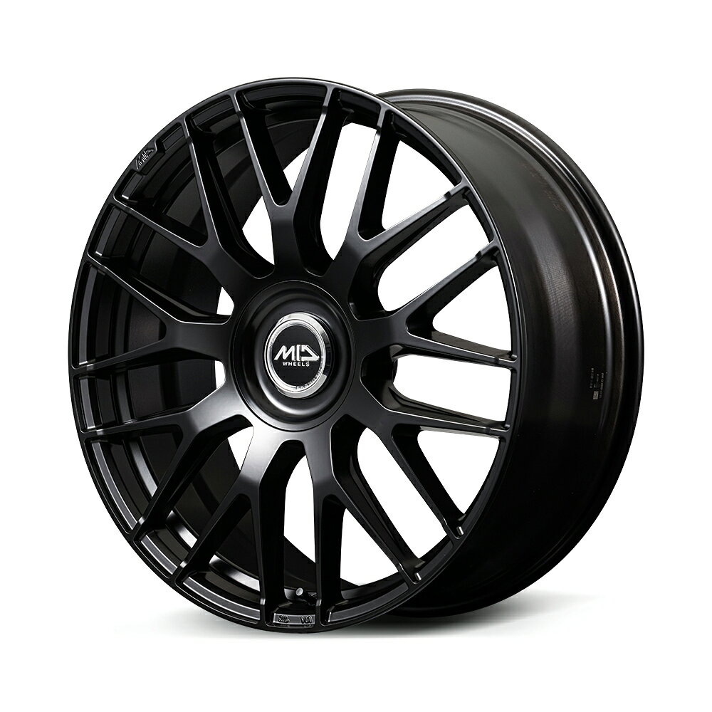 こちらはホイール単品 1本の販売ページです 商品名：MID EXCLUSIVE 029M 17インチ 7.0J 10H112&114.3+55SEMI GLOSS BLACK ※商品画像はイメージです。サイズ・カラー・仕様を必ずご確認くださ...