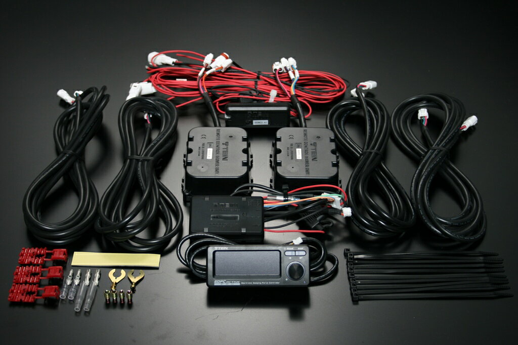 TEIN EDFC ACTIVE PRO コントローラーキットです。品番: EDK04-Q0349JAN: 4580101245549EDFC ACTIVE PROは、TEIN製ショックアブソーバーと組み合わせて使用する減衰力コントローラー...