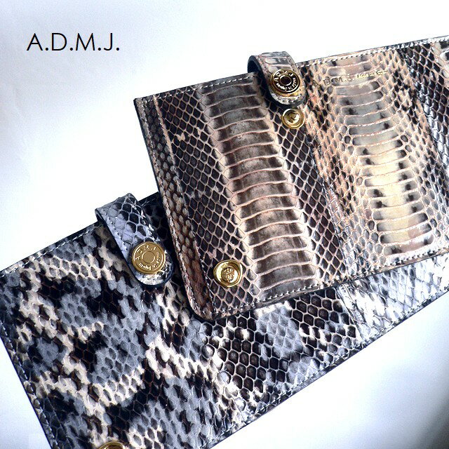 楽天市場】パイソン 長財布(ブランドA.D.M.J.)(レディース 楽天市場】パイソン 長財布(ブランドA.D.M.J.)(レディース