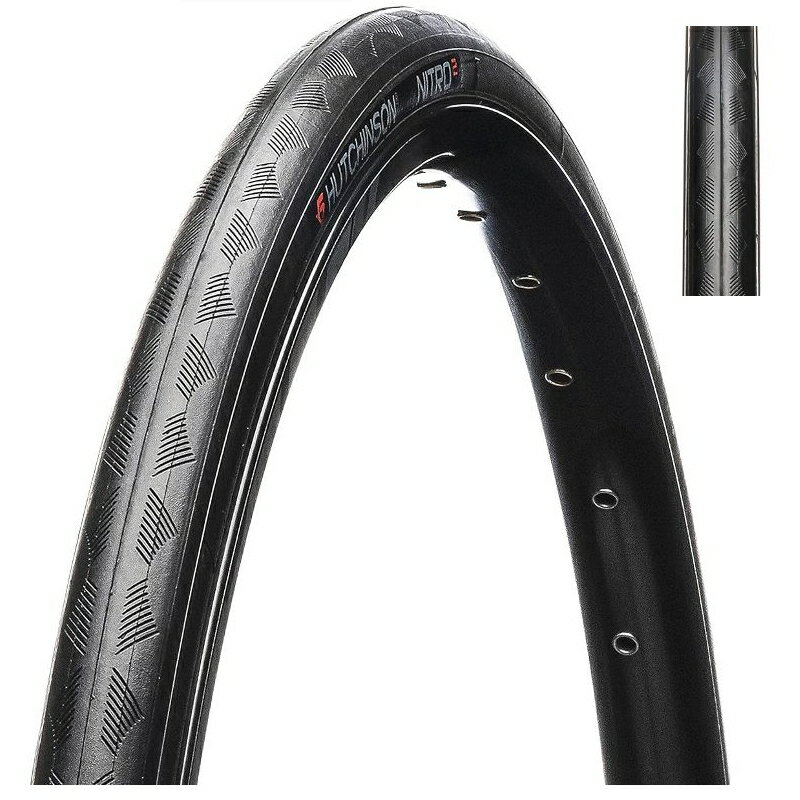PV700365 ブランド ハッチンソン(Hutchinson) 品番：HUT ニトロ2 TT ブラック 700x25 WB タイヤタイプ クリンチャー