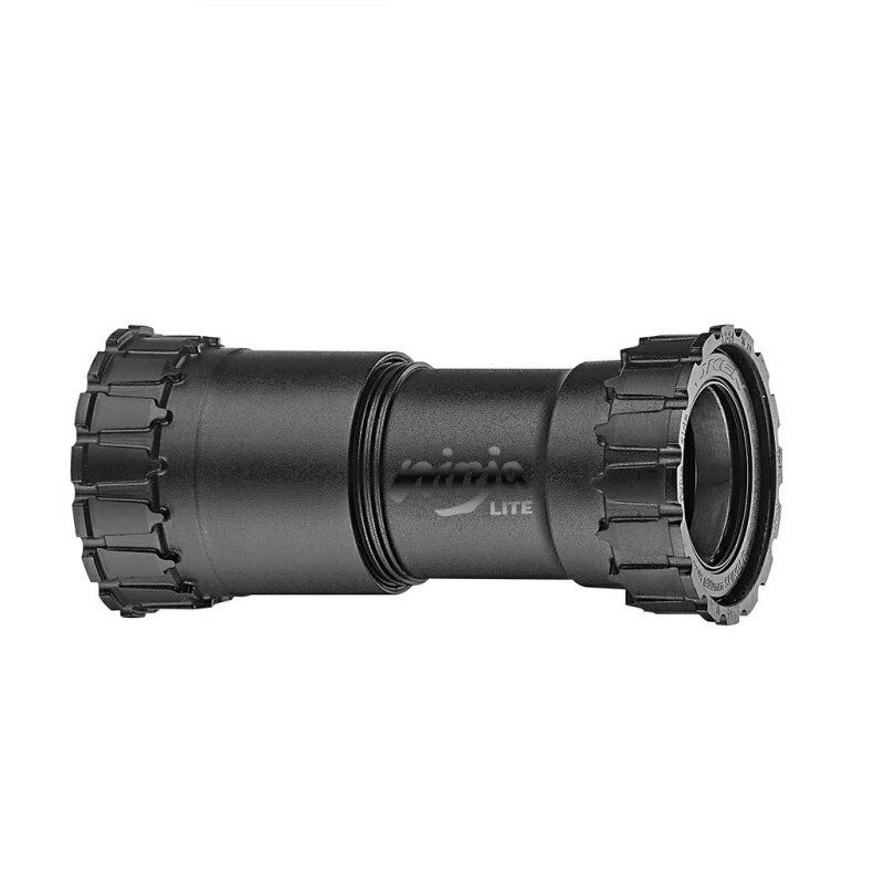 カラー：ブラック 対応フレーム規格：BB386(46 x 86.5mm) 対応クランク規格：BB386 ベアリング：プレミアム 平均重量：100g ボディ本体を樹脂製にすることで軽量化を果たしたスレッドフィットBB です。 フレームに圧入さ...