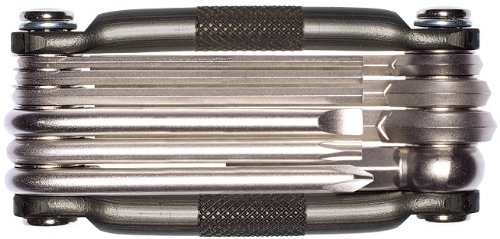 ●品名：クランクブラザース「マルチ-10」 ●重量：124g ●2,2．5,3，4，5，6,8mmレンチ及びプラス、マイナスドライバー、トルクスT25の構成 ●フィールドで本当に必要なツールをチョイスしました ●フレームは6061アルミ、ツ...