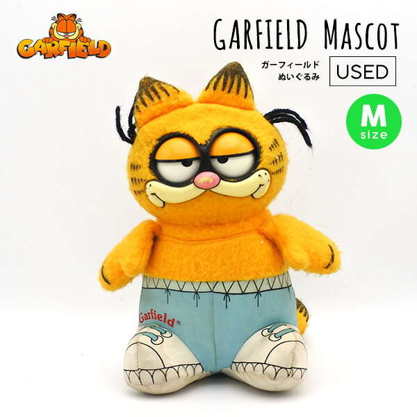 ガーフィールド ぬいぐるみ 【USED品】 こちらの商品はUSED品＆ヴィンテージ品となります。 経年の使用感・汚れ・日焼け・塗装剥げ・糸のほつれなどがございます。 ご理解ご了承のうえお買い上げください。 1978年に誕生 世界一有名なぽっ...