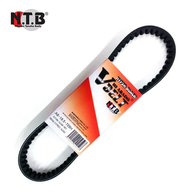 商品名：Vベルト(ドライブベルト)メーカー：NTB(株式会社丸中洋行)品番：A6-19.5-726HJAN： 4510422550503素材：アラミド繊維素材定価：\3,550(税抜)| おすすめポイント純正リペア部品として名高いNTB製の...