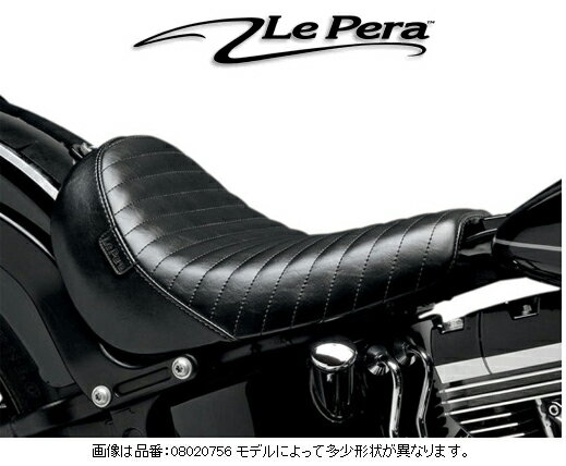 【商品説明】 ベアボーンシートにタックロールステッチが施されたクラシカルなカスタムシート。ソロシートにすることにより、スポーティーな外観に仕上がります。 【備考】 ・ブラック ・1984〜99年ソフテイルモデルに適合 ・Le Pera(ラペ...