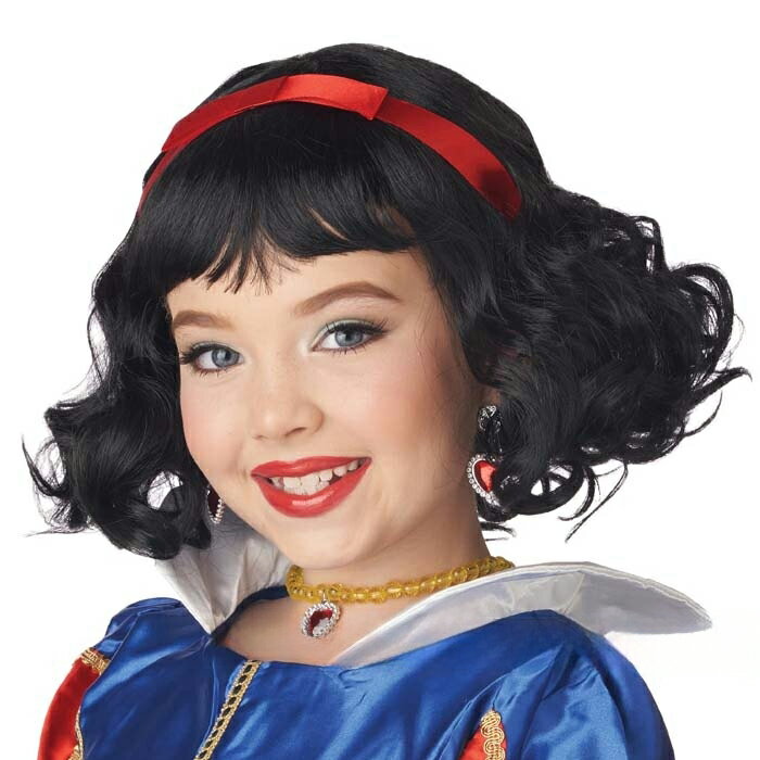 ■商品コード：c99008「白雪姫」に登場する「白雪姫」風の子供用ウィッグです。■含まれる物：ウィッグ、リボン■主要素材：ポリエステル■ディズニーのライセンス商品ではございません。●当店の紹介●当店「アメリカンコスチューム」では、他にも多数...