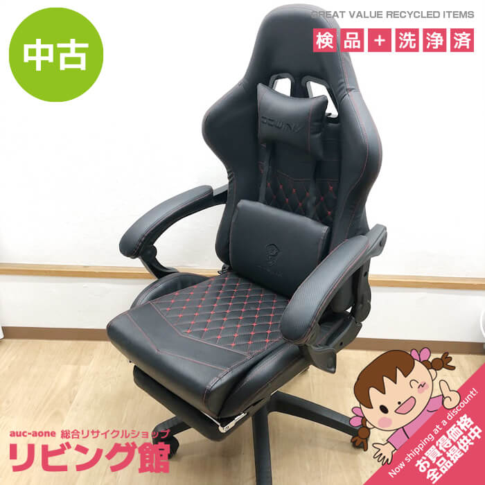 当店規約について ご注文前に必ずお買い物ガイド をご覧ください。 ご注文いただきました場合には当店の規約に同意されたものと致します。 メーカー・商品名 ドウィンクス ゲーミングチェア 黒×赤 主な仕様 ●外形寸法　　約幅68×奥行72×高さ...