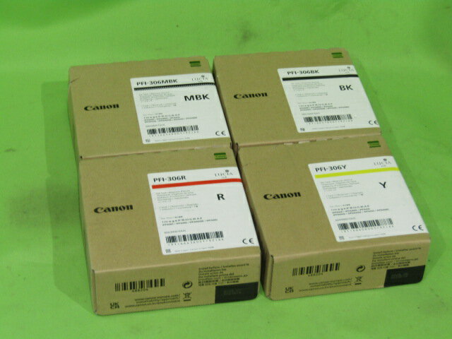 配送方法 　　 送料無料　( ヤマト運輸 宅急便 )&nbsp; メーカー 　CANON/キャノン 型番 　 インクタンク&nbsp;&nbsp; ★4色セット 　PFI-306MBK　マッドブラック 　PFI-306BK　ブラック 　PF...