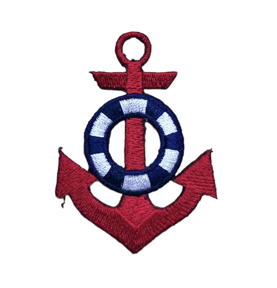 輸入ワッペン 商品詳細 いかりのデザインのワッペンです。 アイロンでつけられます。 サイズ：約6×4.5cm 素材：ポリエステル　