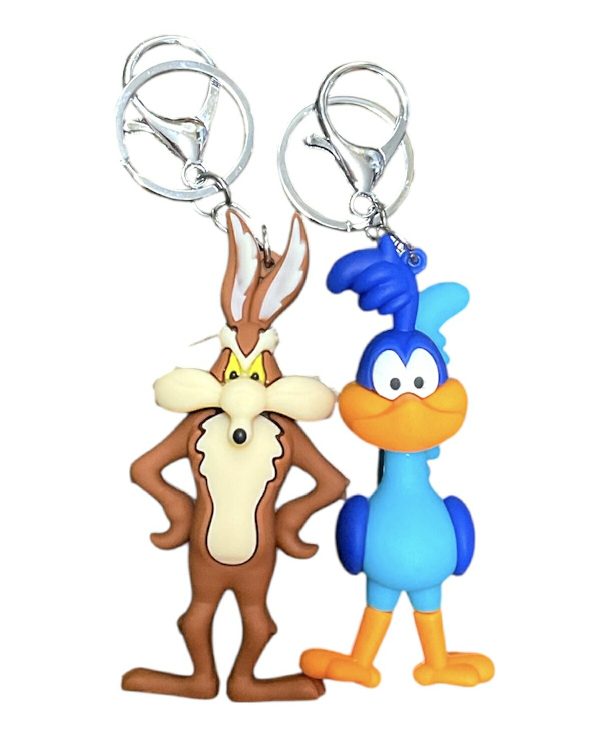 ☆★☆3D　ラバーキーホルダー　キーチェーン　立体　ロードランナー　コヨーテ　選べる　2種類　☆☆★☆ 大人気コヨーテ＆ロードランナーの3Dがかわいいキーホルダーです♪ 選べる2種類です♪ 大きめなので、バッグに付けても存在感抜群でかわいい...