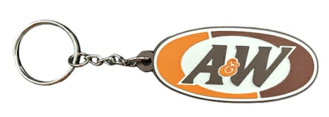 ☆★☆A&W ロゴ　ラバーキーホルダー☆★☆ A&Wのロゴデザインのキーホルダーです！ シンプルデザインなので、老若男女のアメ雑好きにおすすめです☆ 自転車や鞄やスマホやズボンのベルト部分などなど、好きなところに付けてね：) ●サイズ：約H...