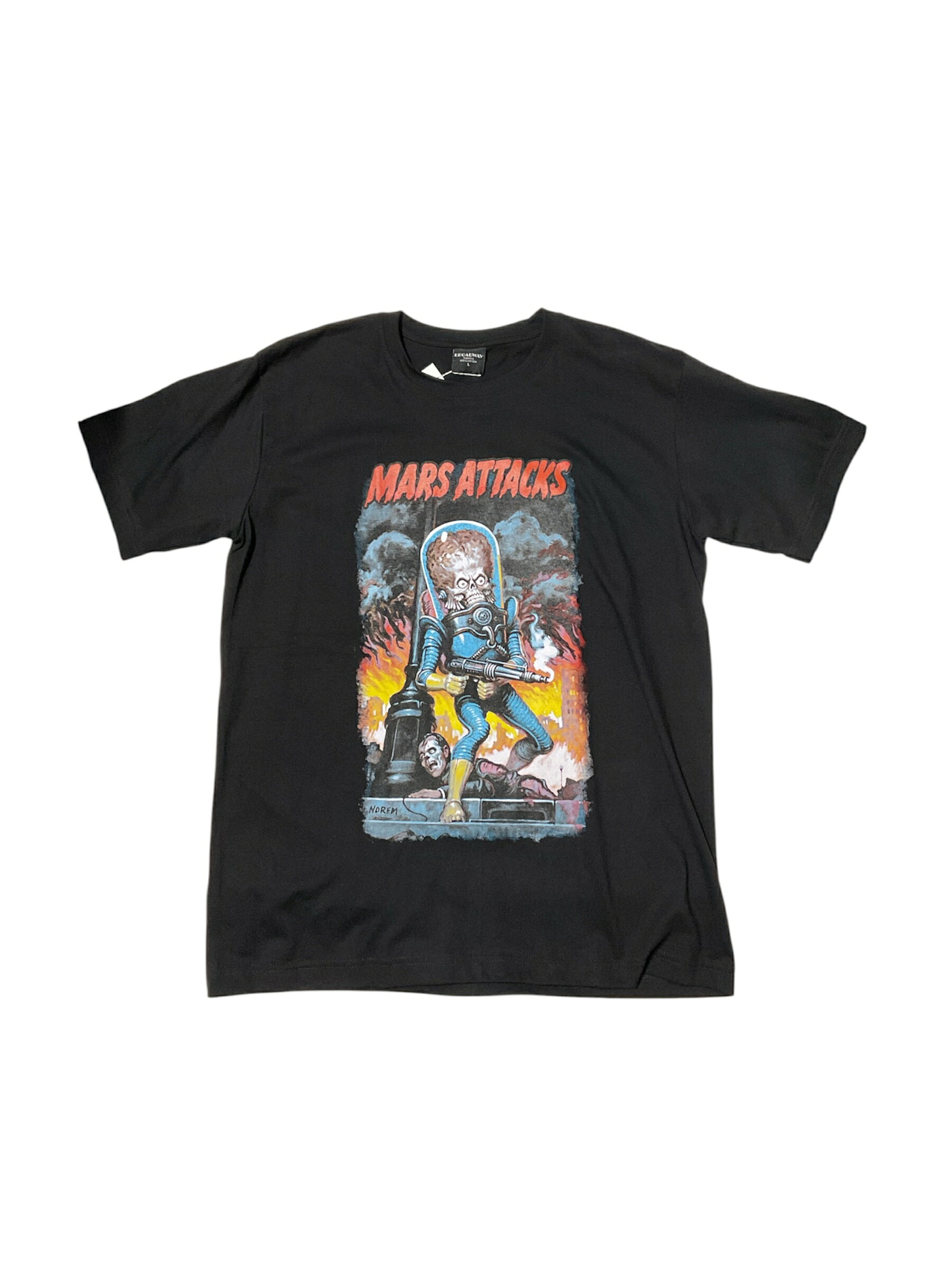 ☆★☆★Mars Attacks!★マーズ・アタック!　映画　バンド　Tシャツ　ブラック☆★☆ 大人気バンド・映画デザインのTシャツが登場☆ 色々な種類がございますので、お好きな柄を見つけてください☆ プレゼントにもおすすめ!!! サイズ（...