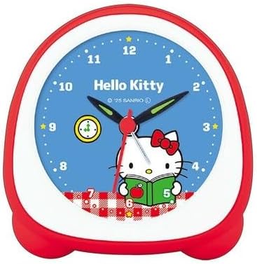 ☆★☆サンリオ ハローキティ ミニライトクロック☆★☆ サイズ(約)：H90×W90×D41mm 素材：ABS樹脂 生産国：中国 小さくて置きやすいミニライトクロックが人気デザインで登場 ※掲載画像と実商品のカラーが若干異なることがございま...