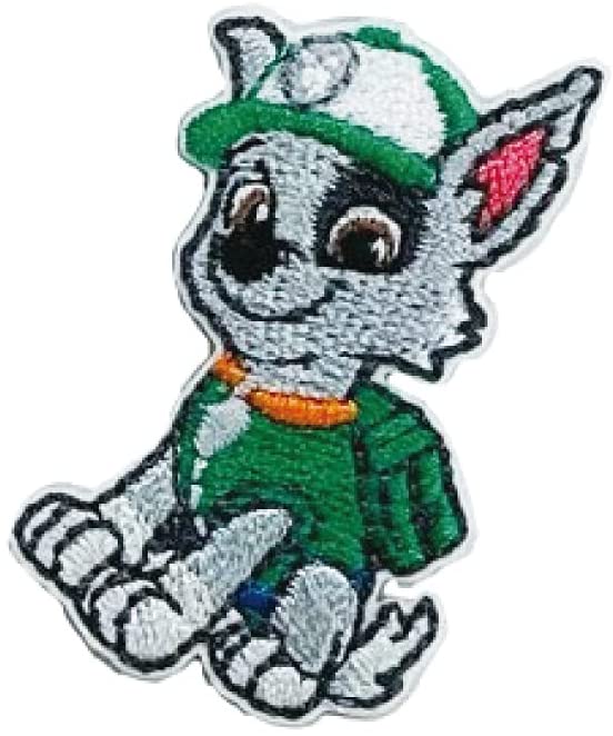 ☆★☆ミノダ パウ・パトロール ミニワッペンポーズ ロッキー T01Y1869 グリーン ☆★☆ パウ・パトロールの可愛いミニワッペンです♬ ●サイズ：約W 35mm×H 27mm ●素材：ポリエステル 糸 ※掲載画像と実商品のカラーが若干...