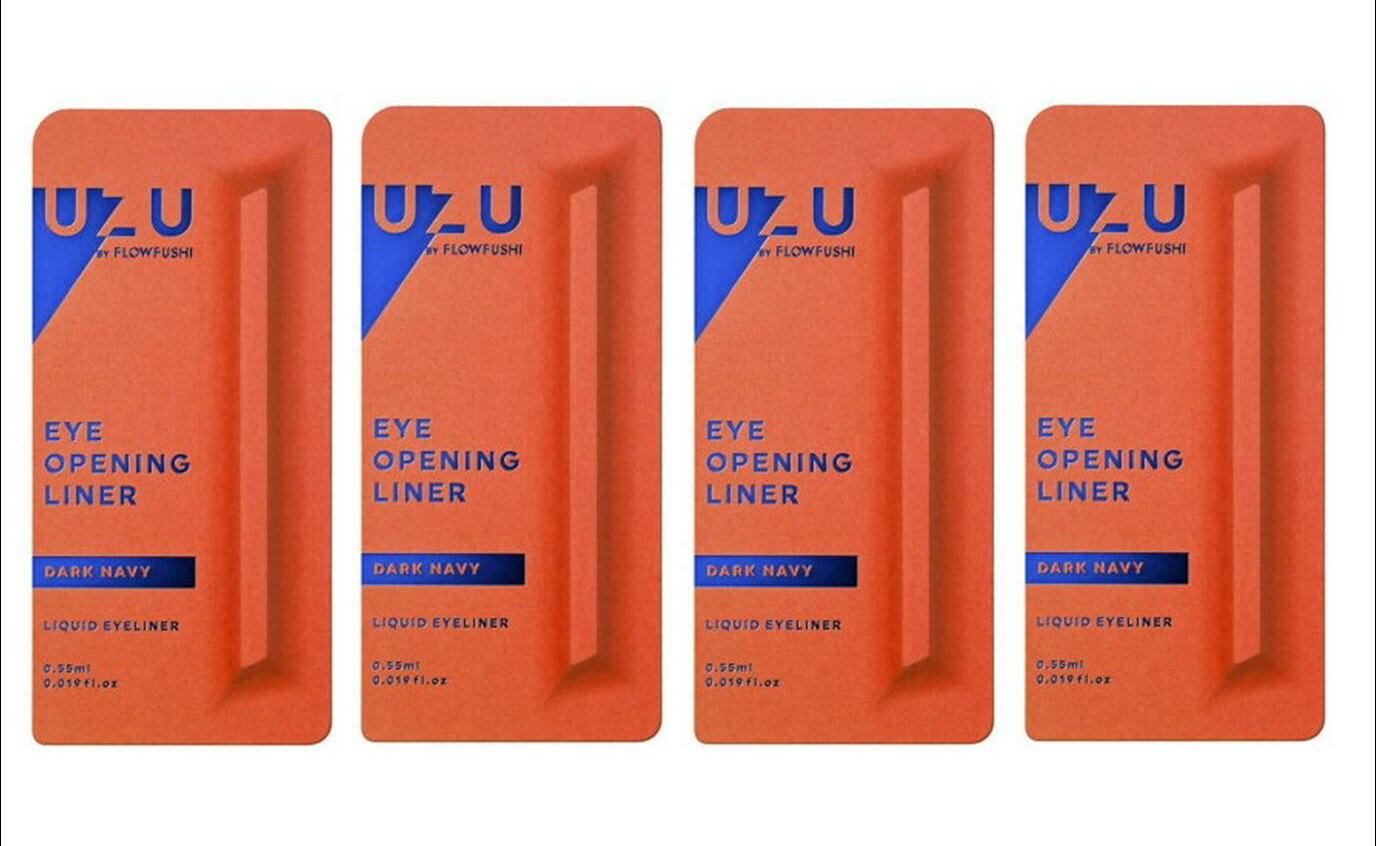 商品説明 ◆新品　定価1650円×4個セット◆UZU BY FLOWFUSHI（フローフシ） 『アイオープニングライナー / ダークネイビー』を【4個セット】で販売いたします。◆定価（1個）：1650円◆カラー：ダークネイビー◆販売元：FL...