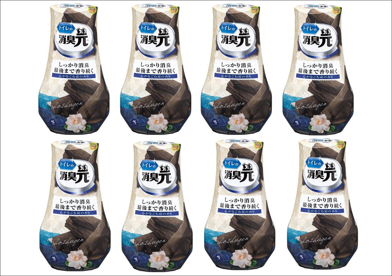 商品説明 ◆新品　400ml×8個セット ◆小林製薬 消臭元 トイレ用 『心がなごむ炭の香り（400ml）』を【8個1セット】で販売いたします。◆容量：400ml◆販売元：小林製薬◆生産国：日本◆悪臭をキャッチし、イヤなニオイをしっかり消臭...