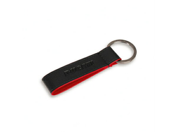 " メーカードゥカティ 品名キーリング 管理番号J00737 品番987713560 内容1個 仕様Ducati Firma/レザーキーリング 説明Ducati Firmaレザーキーリングは、象徴的なレッドカラーの内側とホットエンボス加工の...