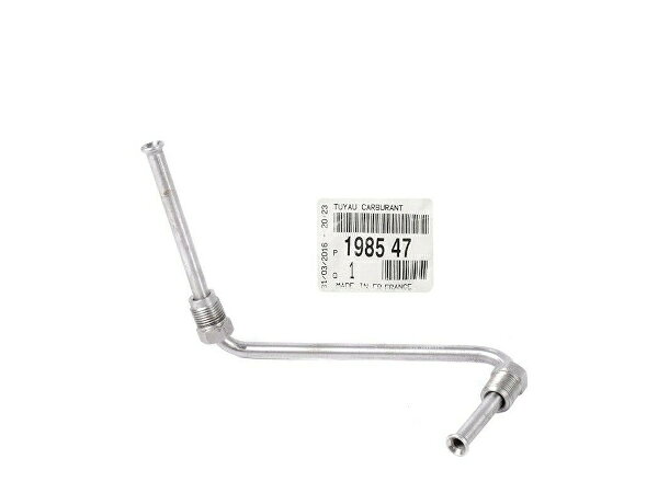 メーカー プジョー 品名 フューエルパイプ 管理番号 198547 品番 198547 内容 新品/1個 仕様 説明 プジョー、シトロエン用のフューエルパイプです。 高圧ポンプ交換時に同時交換が必須の部品です。 純正品番:981993848...