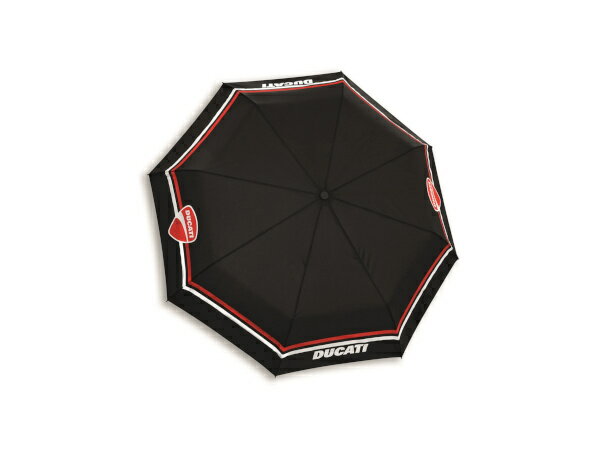 " メーカー ドゥカティ 品名 折りたたみ傘 管理番号 J00575 品番 987697807 内容 1本 仕様 Stripe pocket／カラー：黒系／直径：98cm 説明 自動開き式Ducatiの折りたたみ傘は、旅には欠かせないパート...