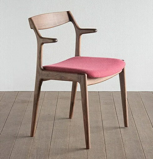 商品説明サイズポテト　セミアームチェアW535mm×D535mm×H750mm（SH440mm/AH640mm） 材質■4材種対応：レッドオーク/ホワイトオーク/ブラックチェリー/ウォルナット無垢材■オイル・ウレタン塗装から選べます色座面張...