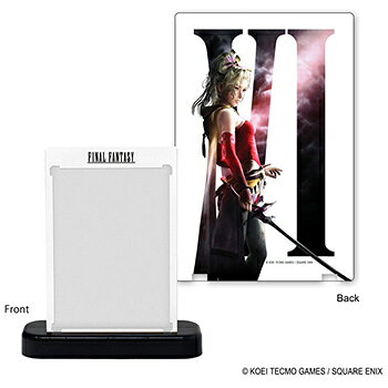 『ファイナルファンタジー』より、カードの保護にも、ディスプレイにも最適なカードローダーが登場。本製品はカードを保護する硬質ケースです。前面と背面が磁石で簡単に脱着可能。レギュラーサイズカード（横63mm×縦88mm）に対応。本体素材にはUV...
