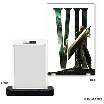 『ファイナルファンタジー』より、カードの保護にも、ディスプレイにも最適なカードローダーが登場。本製品はカードを保護する硬質ケースです。前面と背面が磁石で簡単に脱着可能。レギュラーサイズカード（横63mm×縦88mm）に対応。本体素材にはUV...