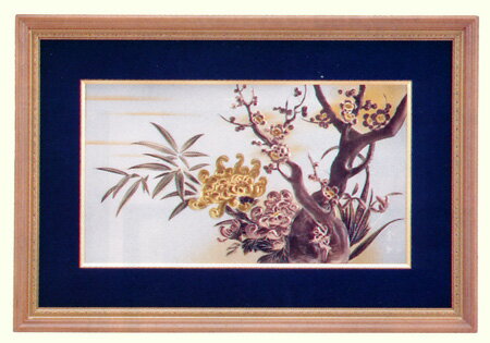 高岡銅器　額装品・パネル額装パネル　四君子　大 素材 電鋳製 作者 北秀玉 サイズ（センチ） 高さ：約48．5 ×幅：約70．0 付属 紙箱 高岡銅器 高岡銅器は、1611年二代目加賀藩主前田利長が、高岡築城に際し、城下の繁栄をはかる産業政...