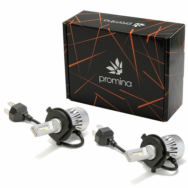 純正ハロゲン球を最新LEDに変更！ 視認性の良いLED 照射光が安全運転をサポート！■メーカー：　promina プロミナ■商 品 名：　LED Conversion Kit■バルブタイプ：　H4■発光色：　HP6000K■光量：　6000...