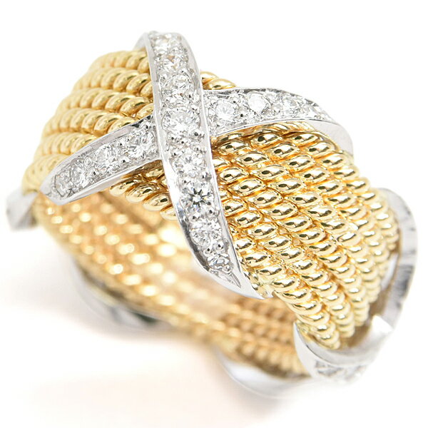 ｜詳細情報 Spec 　商品スペック 商品番号 80792 カテゴリ リング ブランド ティファニー 商品名 ジャンシュランバージェ 6ロウ ダイヤ リング シリアル - 参考定価 素材 750YG×PT950 重さ 12.1...