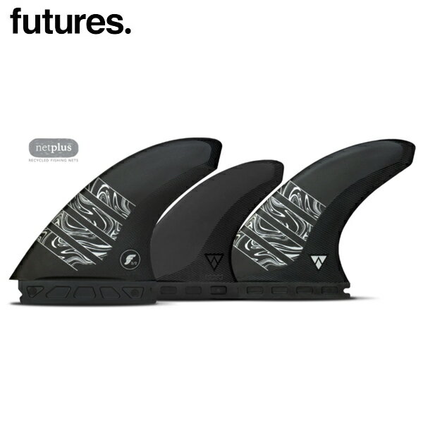 FUTURES FIN Vector 3/2 Alpha 5-Fin (L) / フューチャーズフィン ベクター アルファ ファイブフィン カラーBLK/SILVER サイズL コンストラクションAlpha Ride Number- テンプ...