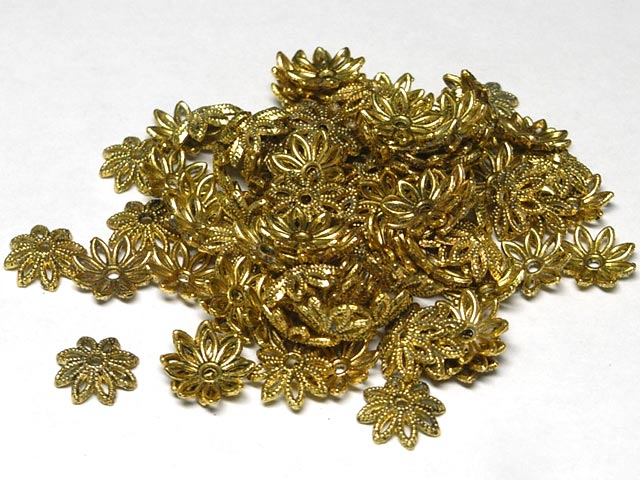 商品説明コチラの商品はまとめ買いでとてもお得な【パック販売】もございます。サイズ・数量約10mm10個色ゴールド(金古美)注意　