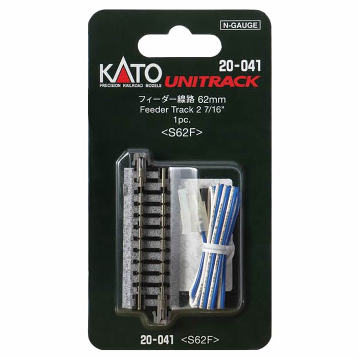[ 商品名 ](N)ユニトラック フィーダー線路 62mm[ 特徴 ]パワーパックから線路へ車両走行用の電気を供給します。鉄道模型の走行に必須の線路です。[ 品番 ]20-041[ JANコード ]4949727000442[ メーカー /...