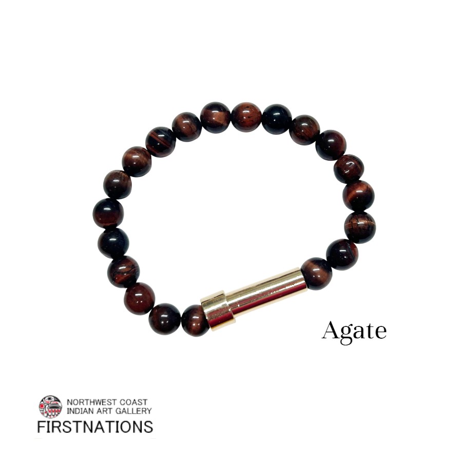 ■ サイズフリーサイズ（伸縮仕様）石サイズ（約）：直径8mm金具込み全体サイズ（約）：内周16.5cm（個体差あり）■ 素材天然石：天然石（アゲート／瑪瑙）金具素材：合金（ニッケルフリー加工）■ 本商品は、天然石 アゲート（瑪瑙） を使用し...