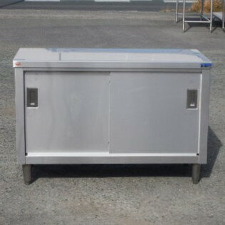 マルゼン 業務用 ステンレス 調理台 W1200 D600 H800cm BH-126N 1200 引違い 扉付 作業台 片面 W120D60H80cm 商品は中古品です。 多少の傷汚れあります。 状態画像にて判断願います。 よろしくお願い...