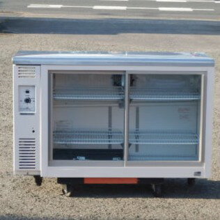 2 2015年製 パナソニック コールドテーブル 型 冷蔵ショーケース SMR-V1241NB W120D45H80cm 220L 65kg パッキン新品 棚2段 商品は中古品です。 多少の傷汚れあります。 状態画像にて判断願います。 動作...