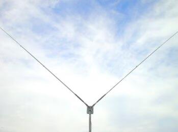 【RDE-40】 周波数帯：7MHz（※1） 型式：1/2λ短縮ダイポール インピーダンス：50Ω VSWR：1.5以下（fo：中心周波数において） バンド幅（※3）：20kHz 最大入力：300W（SSB）／200W（CW）／100W（A...