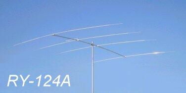 【4エレメント八木】 周波数：24.89MHz〜24.99MHz VSWR：1.5以下 インピーダンス：50Ω 利得：9.4dBi F/B比：18dB以上 最大入力：300W（SSB）／200W（連続） 電力半値角：58° ブーム長：5,5...