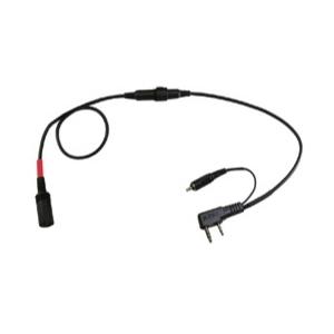 パーツを交換することによりさまざまな機種に対応できるようになりました。 下記のケンウッド製無線機に対応しています。 マイク側3.5mmステレオプラグ、スピーカ側2.5mmモノラルプラグが対応の機種 ご注文時にご使用の機種名を指定してください...