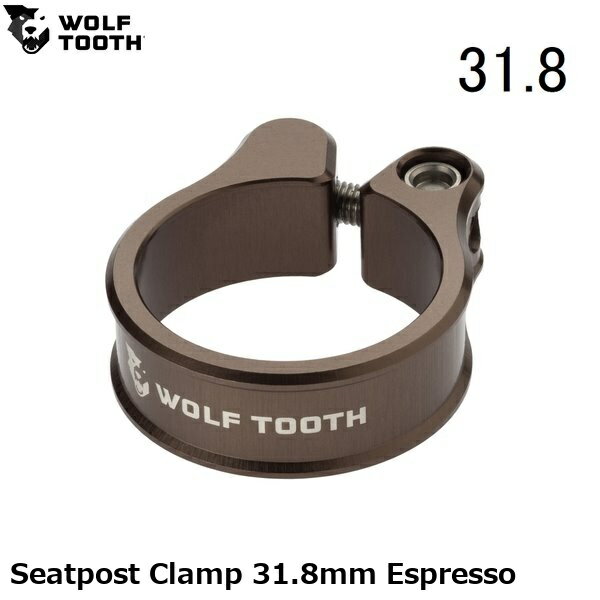 WOLF TOOTH ウルフトゥース Seatpost Clamp 31.8mm Espresso 自転車用 シートクランプ ●ブランド WolfTooth ●wt2602-239 U1SC-32-ESP ●JANコード 081000680...