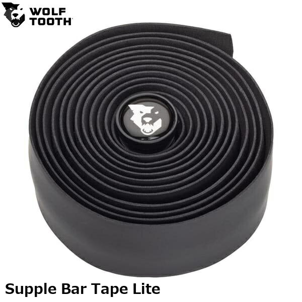 WOLF TOOTH ウルフトゥース Supple Bar Tape Lite 自転車用バーテープ ●ブランド WolfTooth ●wt2602-302 U1SLITE-BARTAPE-BLK ●JANコード 0810006804621 ...