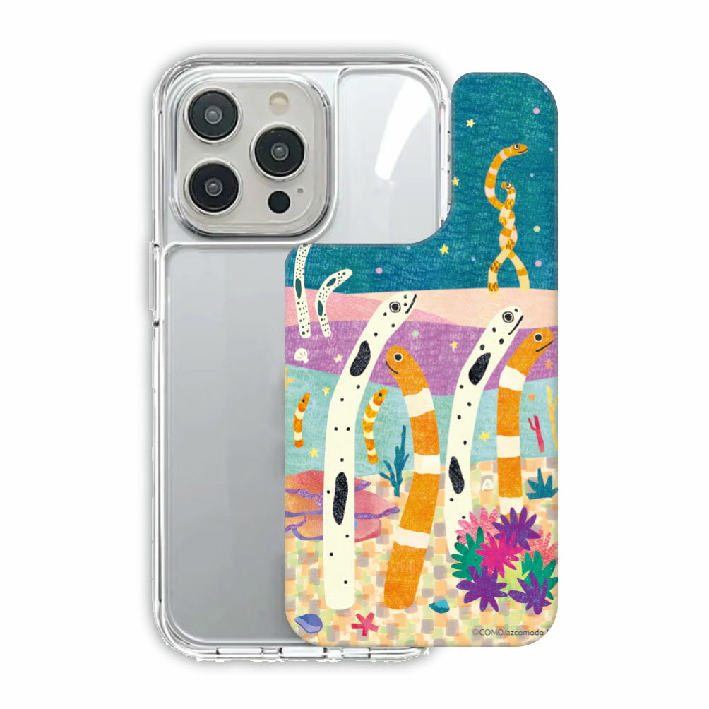 オリジナル雑貨ブランド 動物イラストがかわいい COMOデザインのスマホケース。 新商品 TPUPCケース 高画質UV印刷で小さな文字や細かな模様も美しく再現 特殊技術を用いて裏面からの印刷で、 ケースデザインの色落ちがしません。 ケース周...