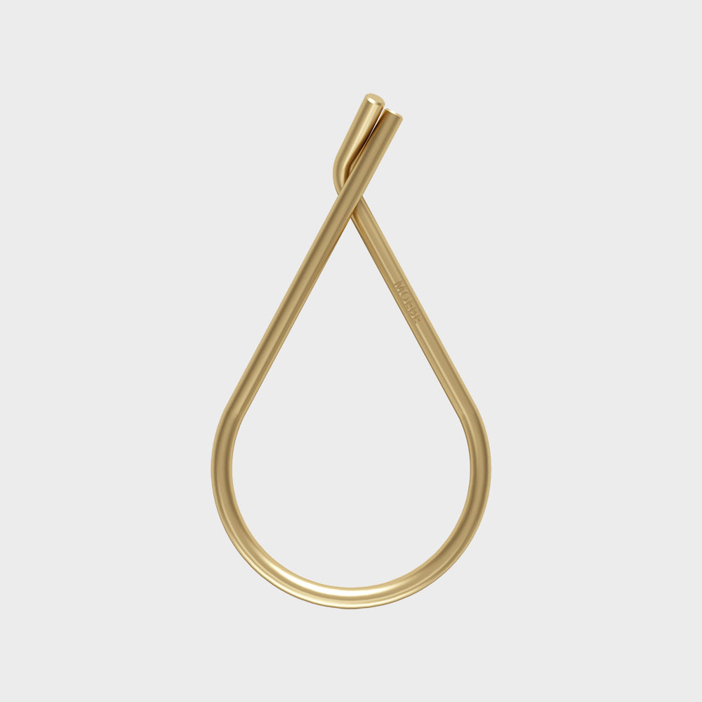 一筆書きのキーリングmoebe brass keyring ムーベ 真鍮のキーリング MOEBE ムーベ Key Ring キーリング これまでのmoebe製品同様、どこまでも単純にして美しいキーリングとなっています キーリング本体にはMO...