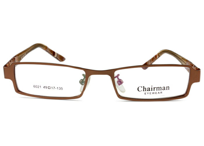 フレーム情報シンプルなデザインのメガネフレームです！ ■フレームカラー：ライトブラウン ■フレーム材　質：メタル/プラスチック ■生産国：Made in China ■付属品：アイカフェオリジナルケース ※デモレンズが入った状態ではご使用で...