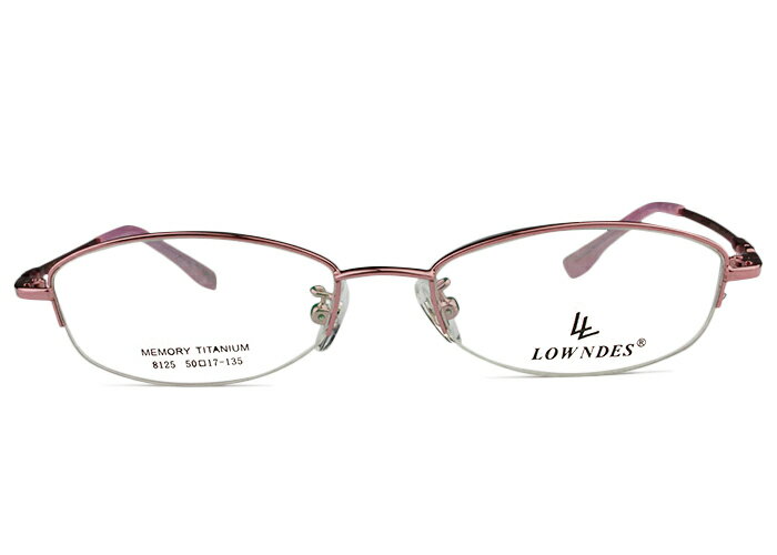 フレーム情報テンプル部分のワンポイントがさりげなくかわいいメガネフレ−ムです。 ■フレームカラー：ピンク ■フレーム材　質：チタン ■生産国：Made in China ■付属品：アイカフェオリジナルケース ※デモレンズが入った状態ではご使...